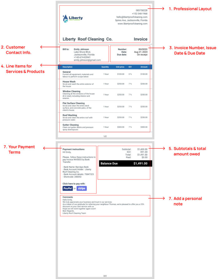How To Write An Invoice (+Free Template) - Invoice Fly