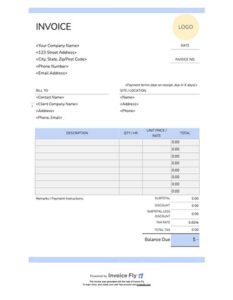 Free Hotel Receipt Template | Invoice Fly