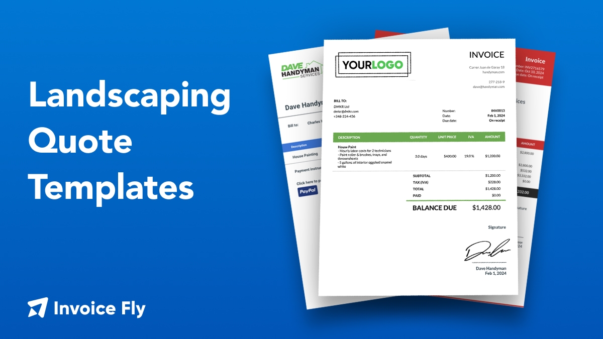 Free Landscaping Quote Templates | Docs, Sheets, Excel, PDF & Styles