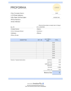 Free Proforma Generator | Create Proformas Online