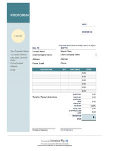 Free Proforma Generator | Create Proformas Online