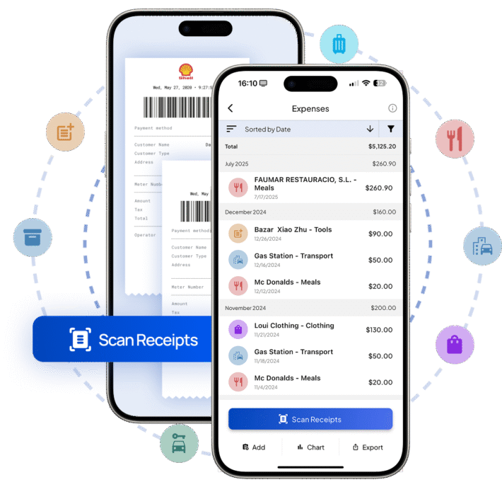 Receipt Scanner for Small Businesses & Blue Collar Workers