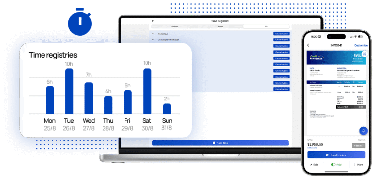 Time Tracking Software for SME’s & Blue Collar Workers