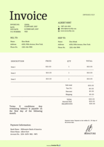 Free Construction Invoice Templates | Docs, Sheets, Excel, PDF & Styles