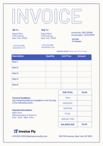Invoice Template | Free Invoice Templates in Word, Excel, PDF