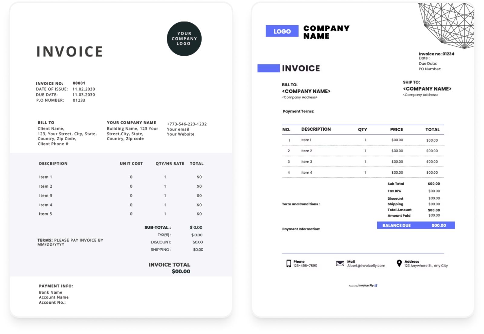 Free Invoice Template for Australian Businesses | Invoice Fly